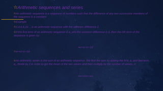 Aritmetic sequence | PPT
