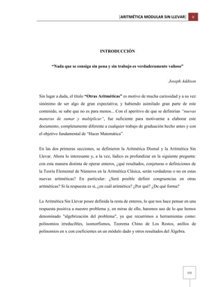 Aritmética Modular Sin Llevar | PDF