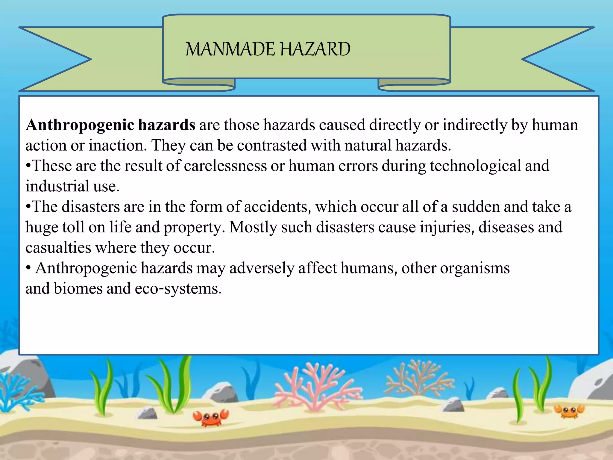 Natural and Man made Hazard in Fisheries and Aquaculture | PPTX