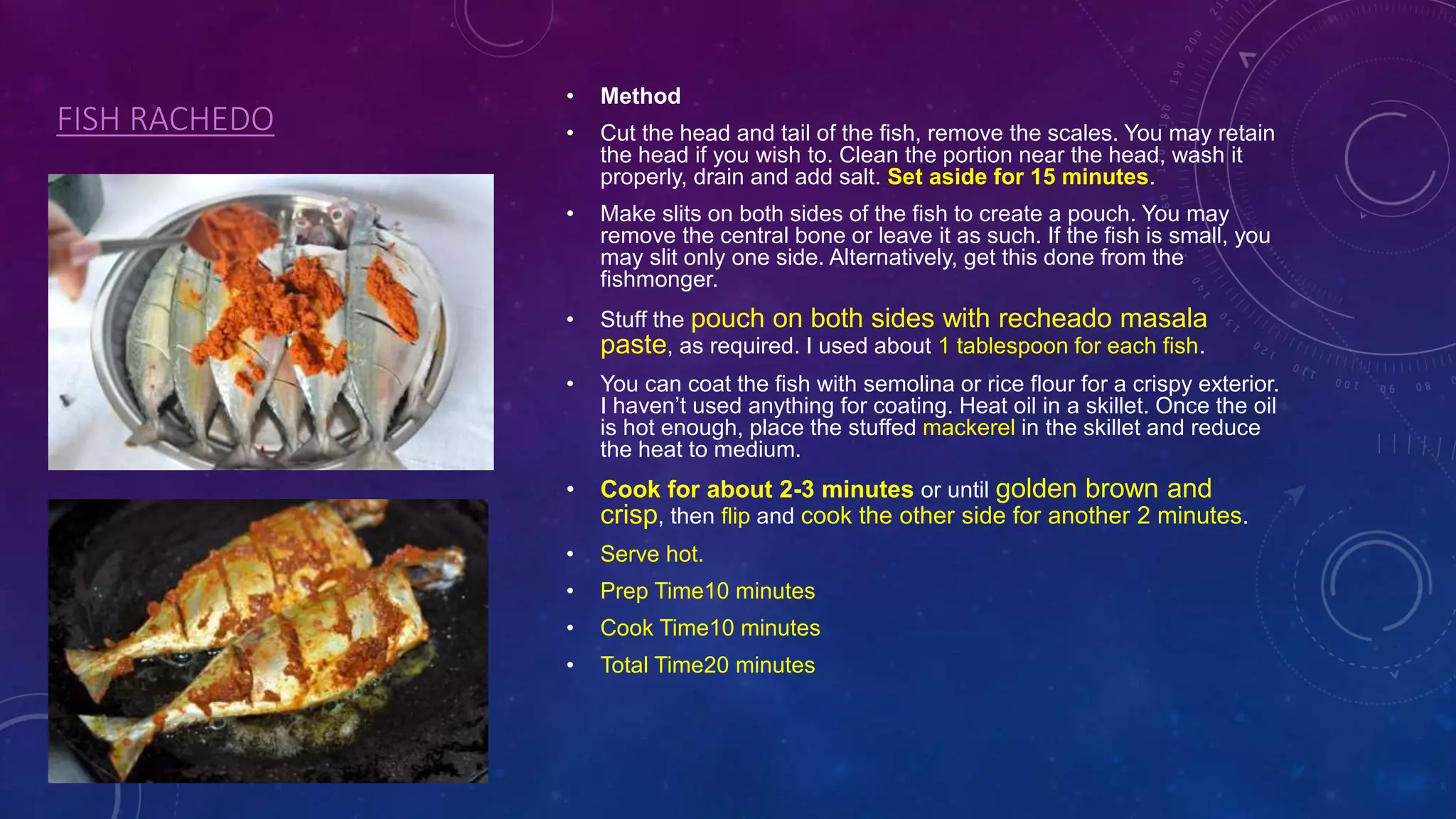 Fish Rachedo and Pork Sorpotel | PPTX