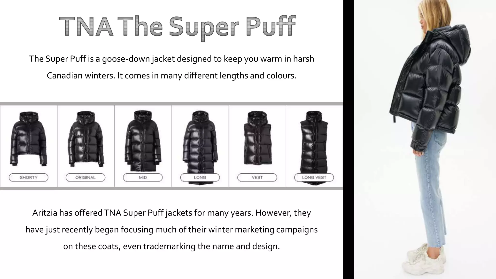 Aritzia Super Puff Campaign | PPTX