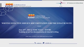 Ariyo - EUDAT CDI B2 services documentation | PPT