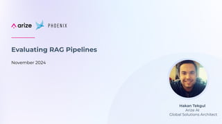 Evaluating RAG pipelines built on unstructured data | PDF