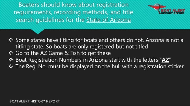 Arizona boat registration | PPTX