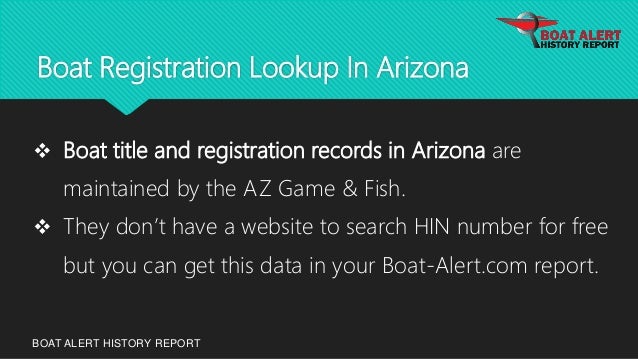 Arizona boat registration | PPT