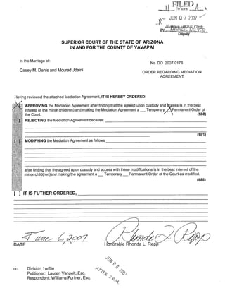 Arizona court order | PDF