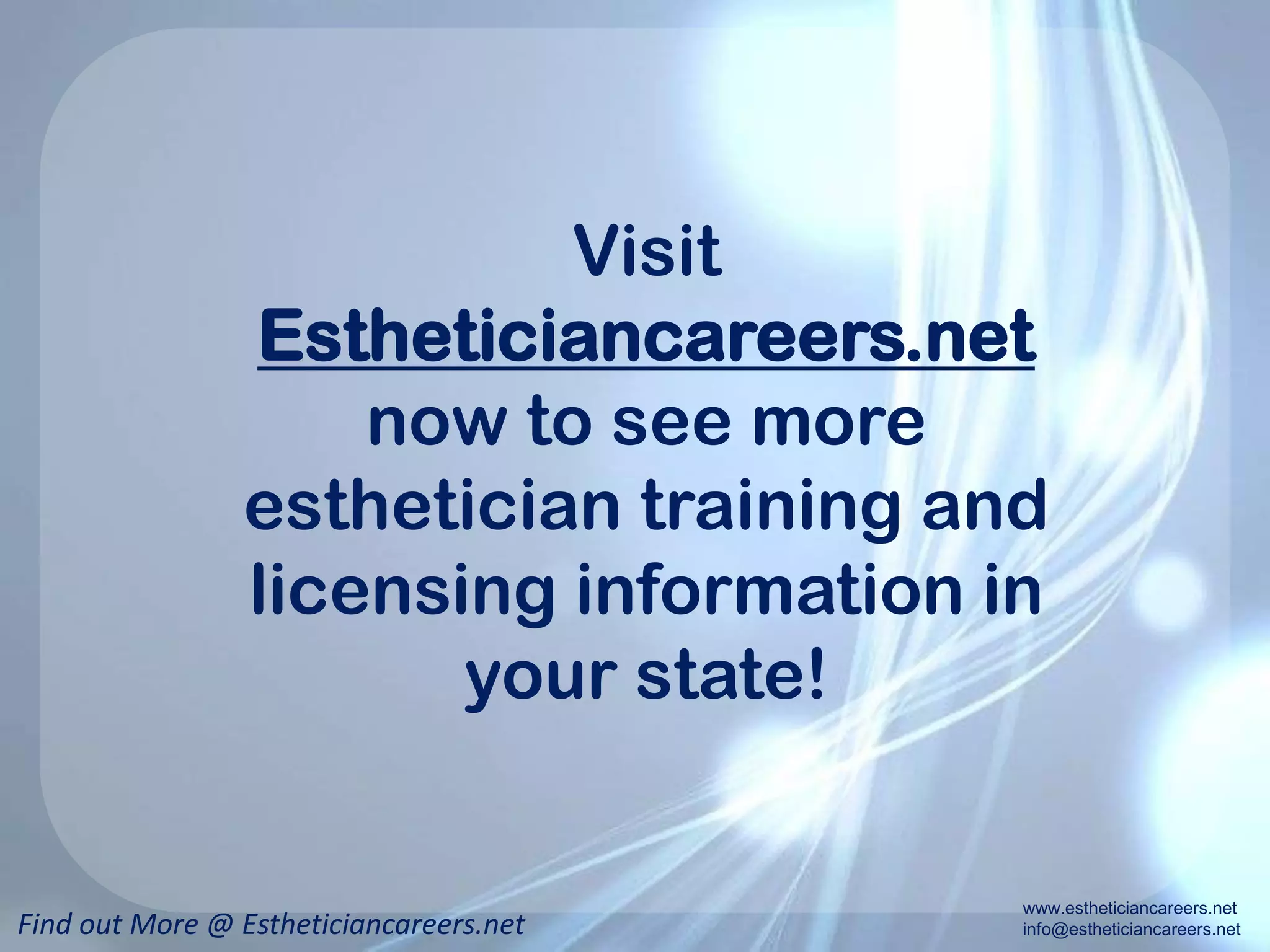 Arizona esthetician license information | PPTX