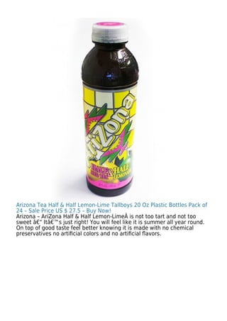 Arizona Lemon Lime Rickey | PDF