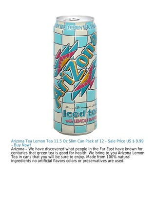 Arizona Lemon Lime Rickey | PDF