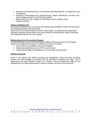 Arizona pro business aca chapa | PDF