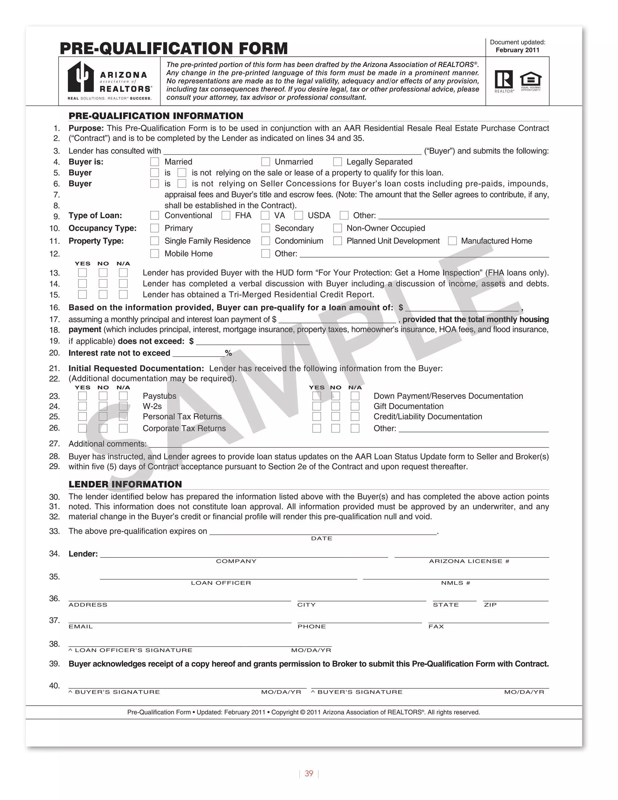 Arizona Residential Real Estate Purchase Contract | PDF | Home ...