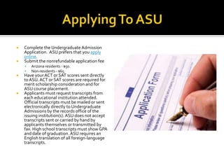 Arizona State University | PPTX