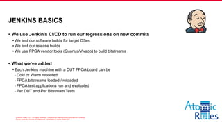 Jenkins Bench at Atomic Rules | PPT