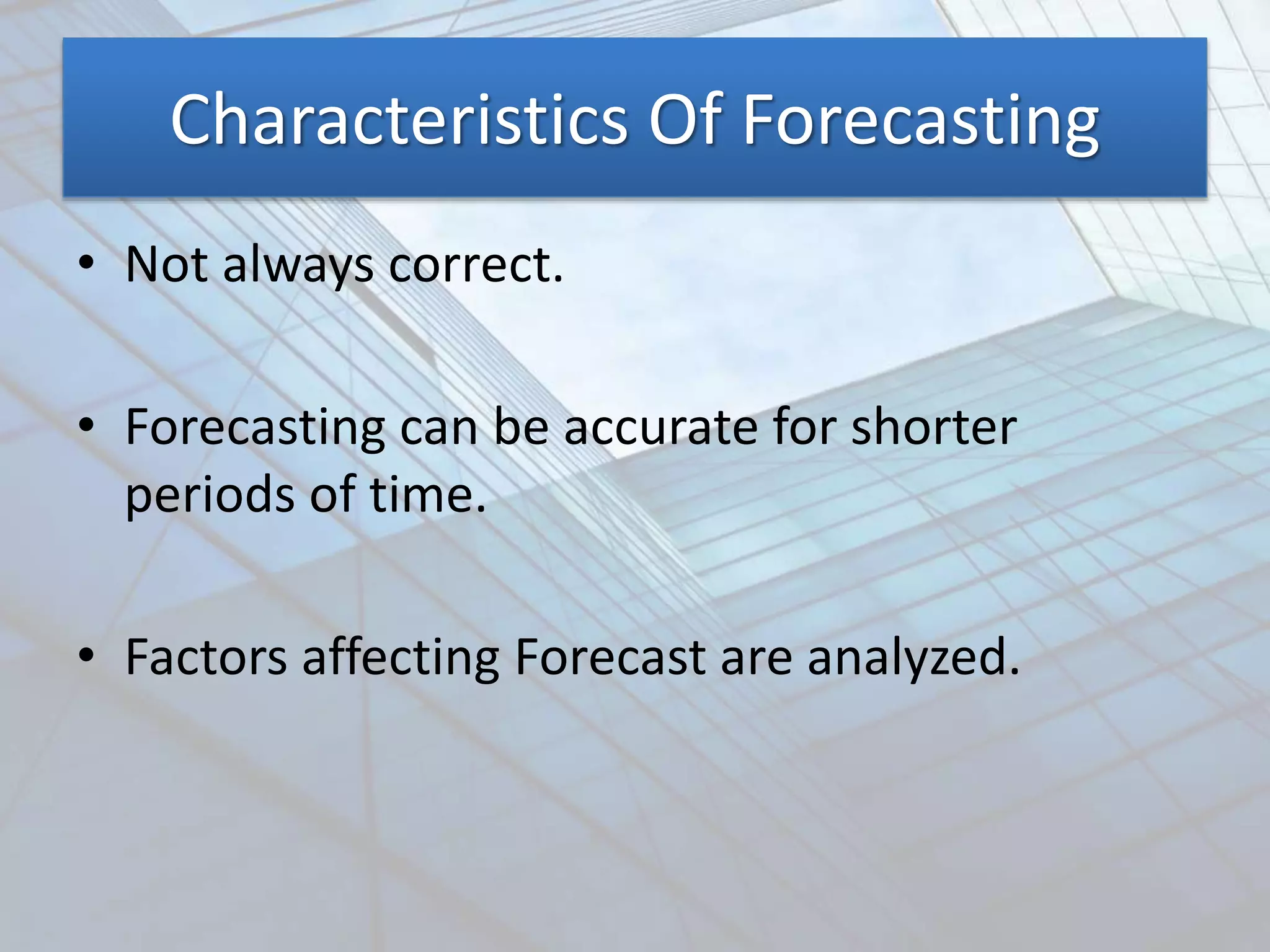 Industrial forecasting ppt | PPTX