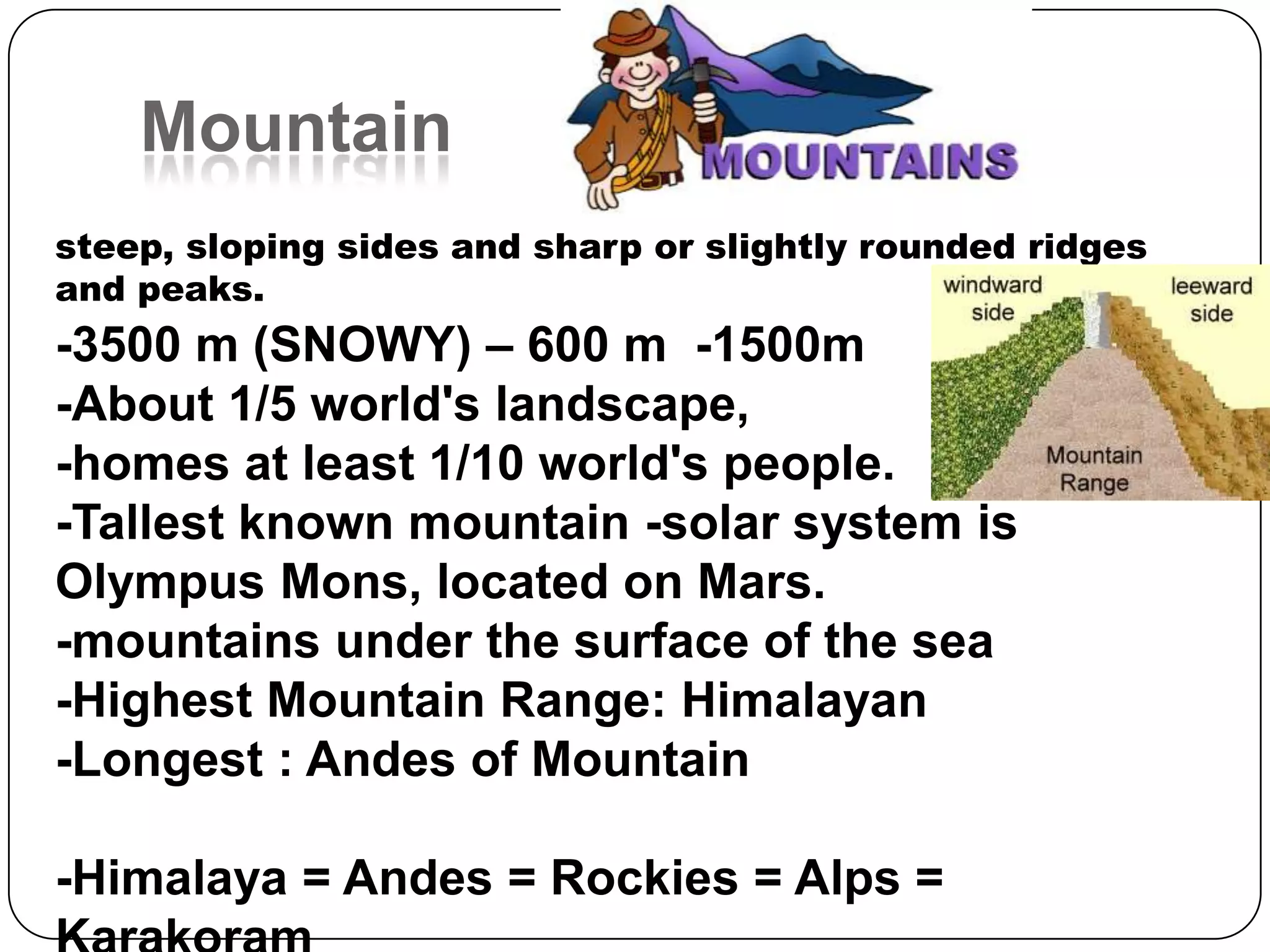 Mountain Environment | PPTX