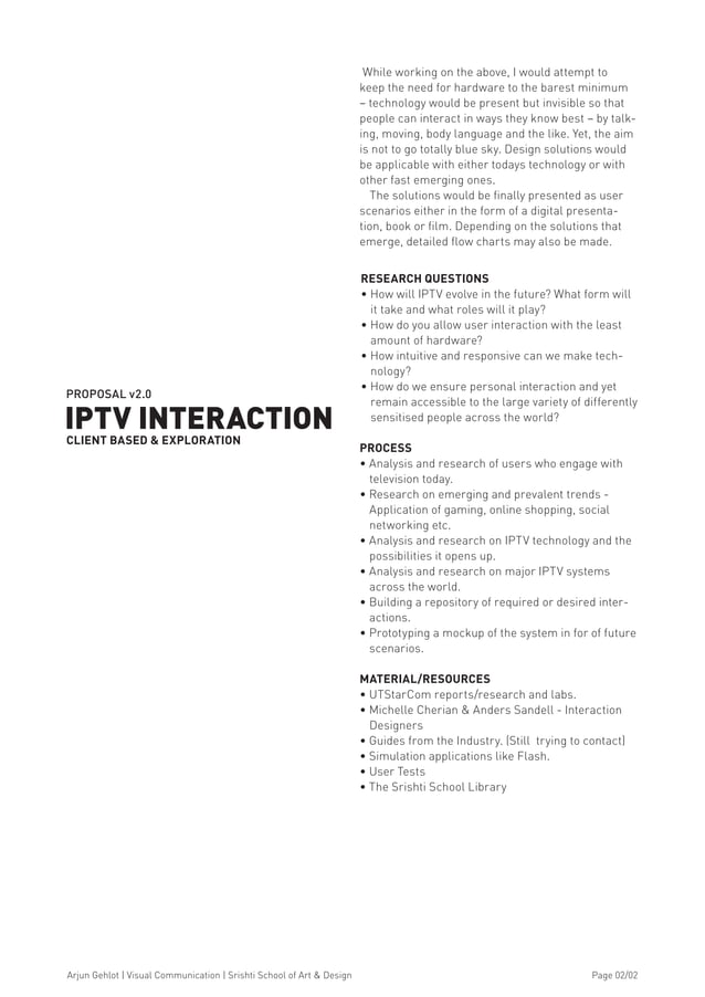 Arjun Gehlot Diploma Proposals Iptv | PDF