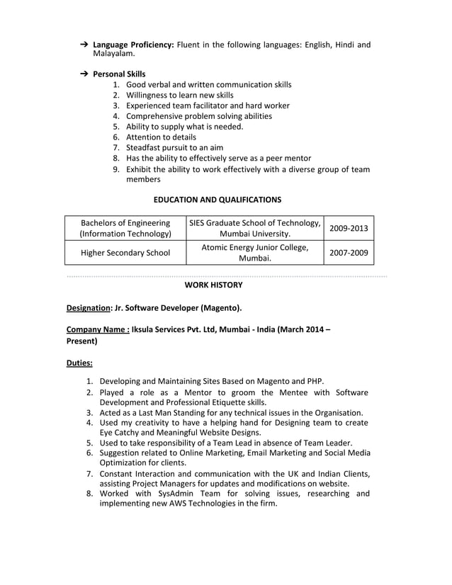 ARJUN RAJAN Resume Updated - 19Feb2017 | PDF