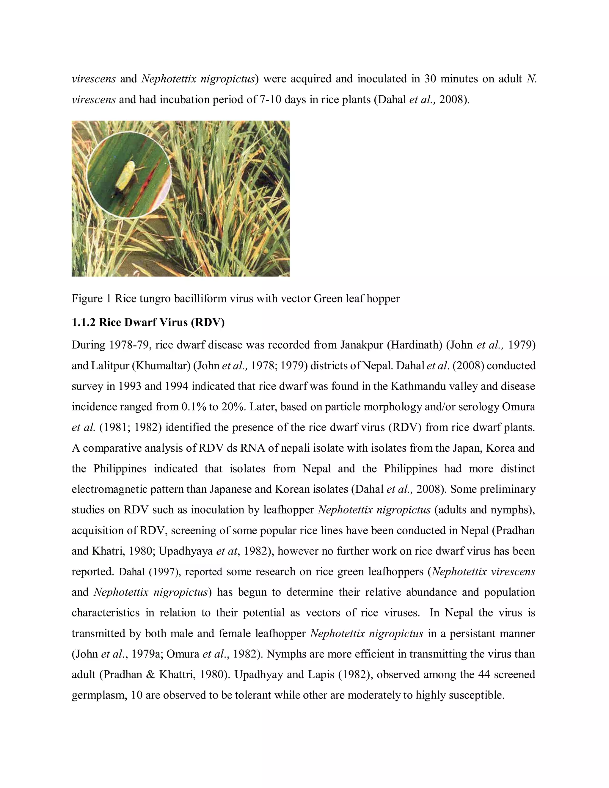 Viral diseases of crop plants of Nepal | PDF