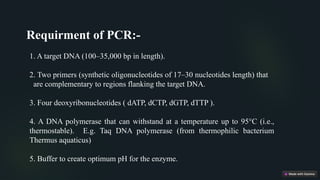 Polymerase chain reaction by Arjunsingh Department of pharmacology.pptx