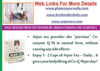 Arjun Tea Presentation | PPT