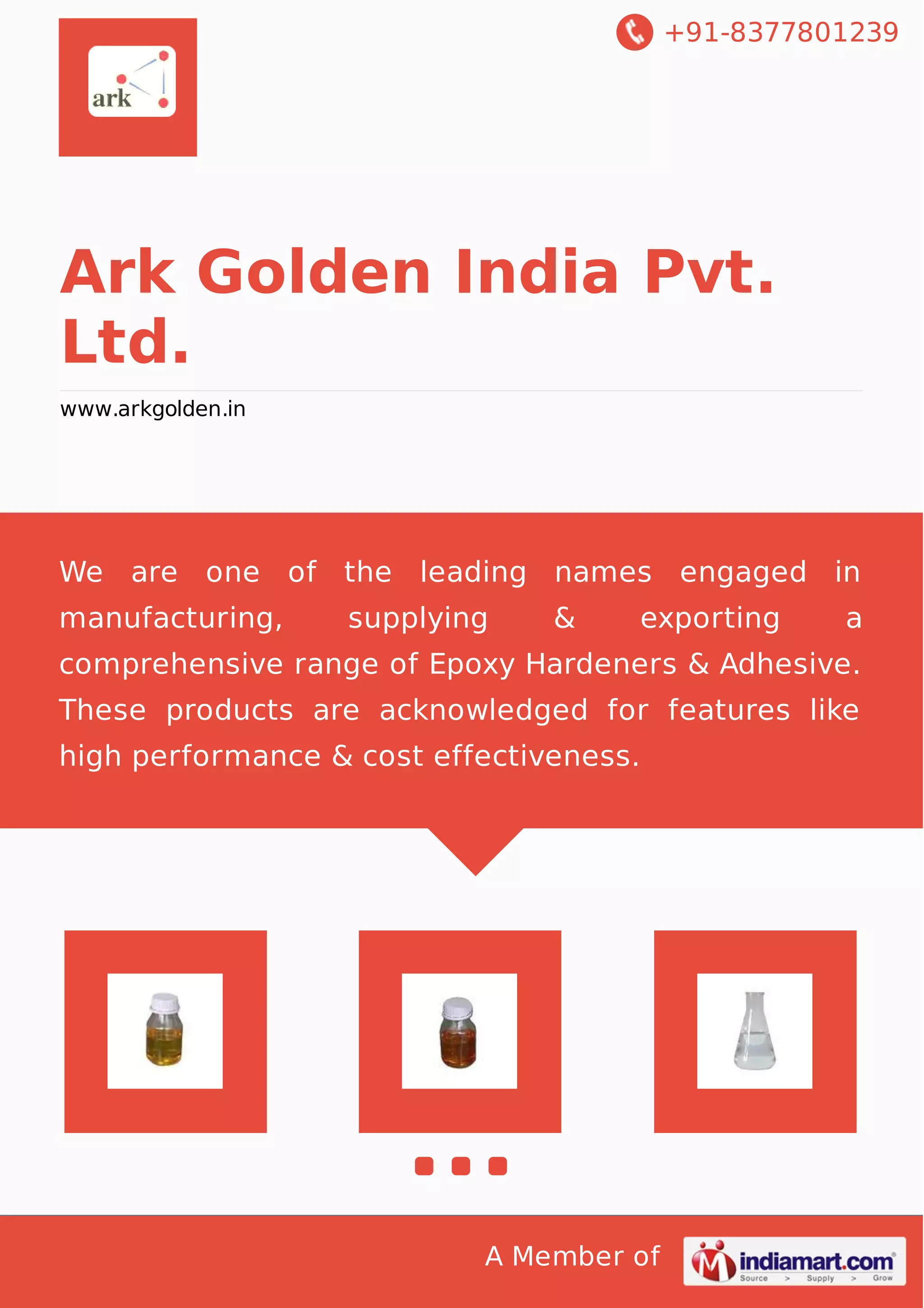 Ark golden-india-pvt-ltd | PDF