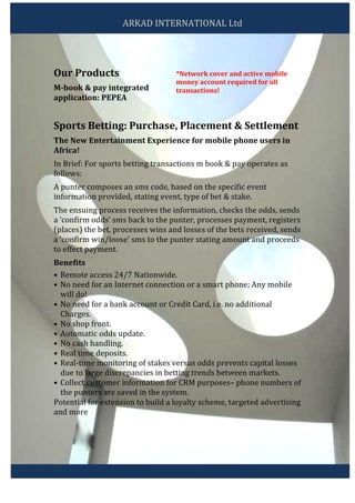 Arkad Brochure | PDF