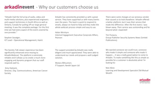 Arkadin event overview | PPT