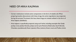 Introduction to Arka Kalpana W.S.R to Distillation | PDF
