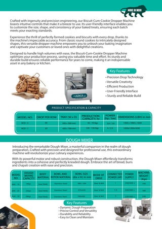 ARKA Machineries - Bakery Equipment Manufacturers | PDF