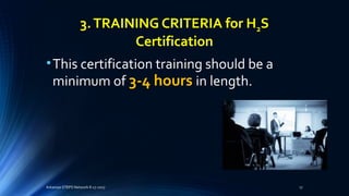 ANSI/ASSE Z390.1 H2S Changes | PPT