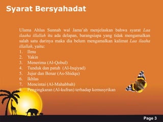 Arkanul islam | PPTX