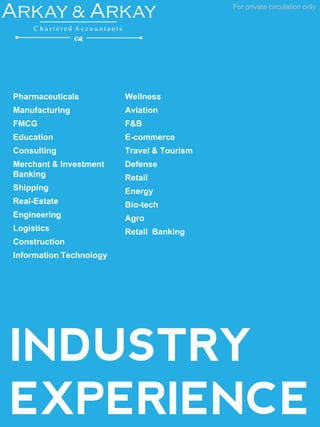 Arkay & arkay, chartered accountants | PDF