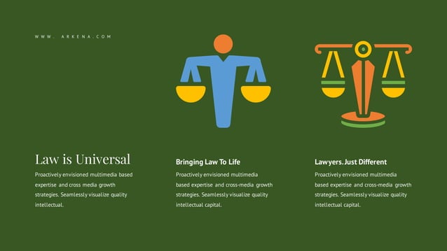 Arkena Presentation : Dark Color Version | PPT