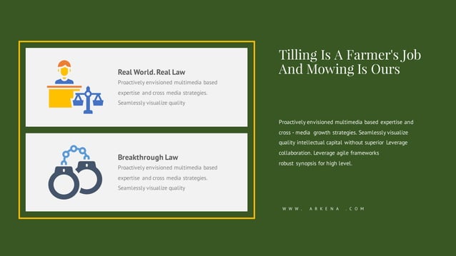 Arkena Presentation : Dark Color Version | PPT