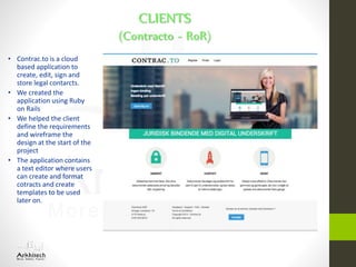 Arkhitech - who we are and what we do | PPTX