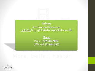 Arkhitech - who we are and what we do | PPTX