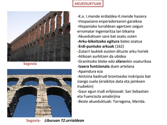 Erromatar arkitetura:adibideak | PPT
