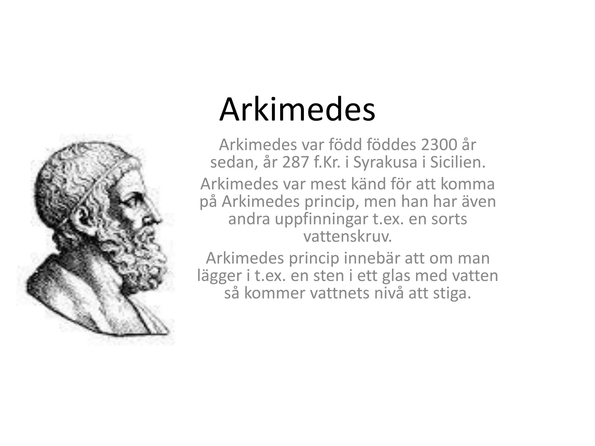 Arkimedes princip | PPT