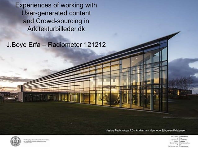 Arkitekturbilleder radiometer j.boye erfa 121212 | PPT