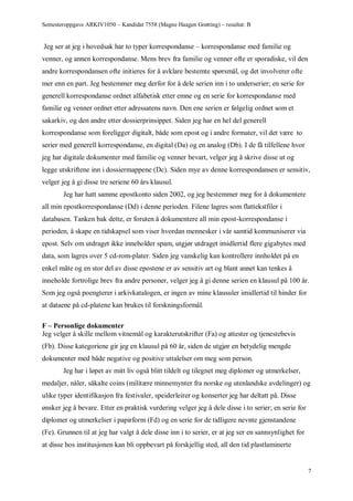 Arkiv1050 - Arkivbevaring og arkivbeskrivelse - Semesteroppgave | PDF