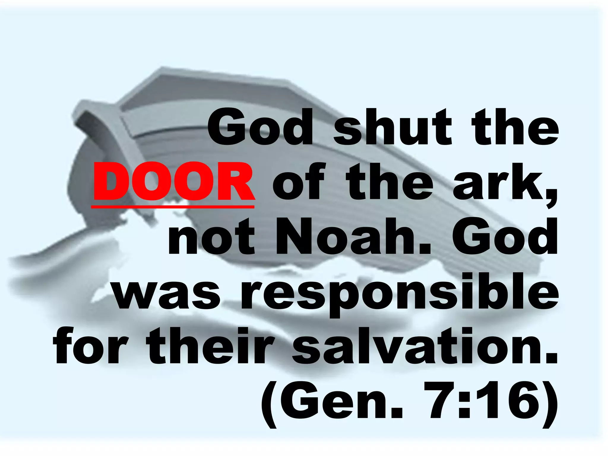 Ark of salvation: How Noah's Ark points to Christ | PPTX