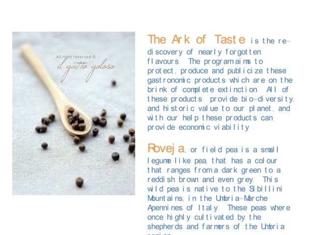 Ark Of Taste(1) | PPTX | Agriculture | Industries