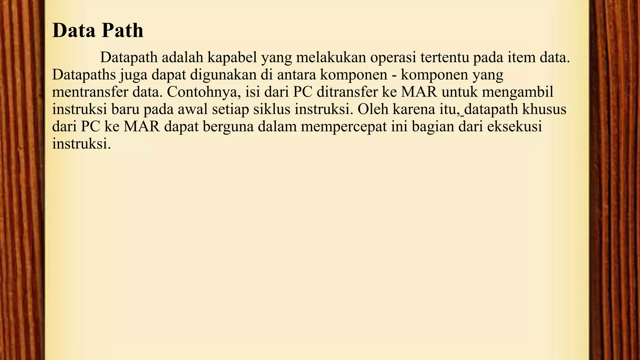 Processing Unit Design Arsitektur dan Organisasi Komputer | PPTX