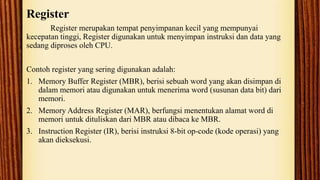 Processing Unit Design Arsitektur dan Organisasi Komputer | PPTX