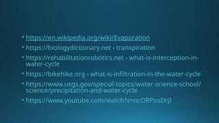 powerpoint presentation about the water cycle | PPT