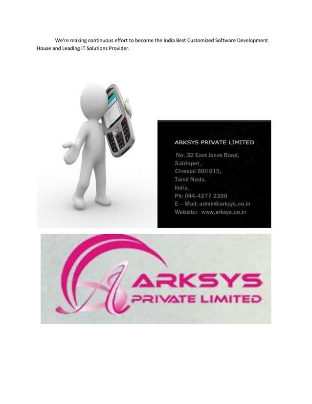 Arksys intro lm | PDF | Business | Business and Finance
