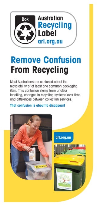 Australian Recycling Label Flyer - Right Label Right Bin | PDF