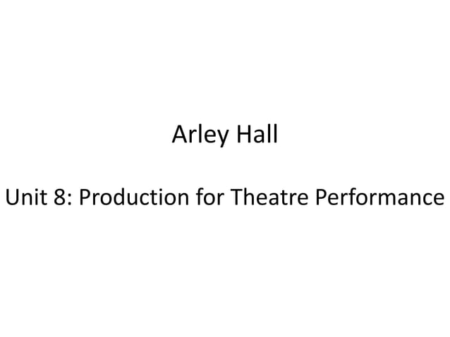 Arley hall | PPT