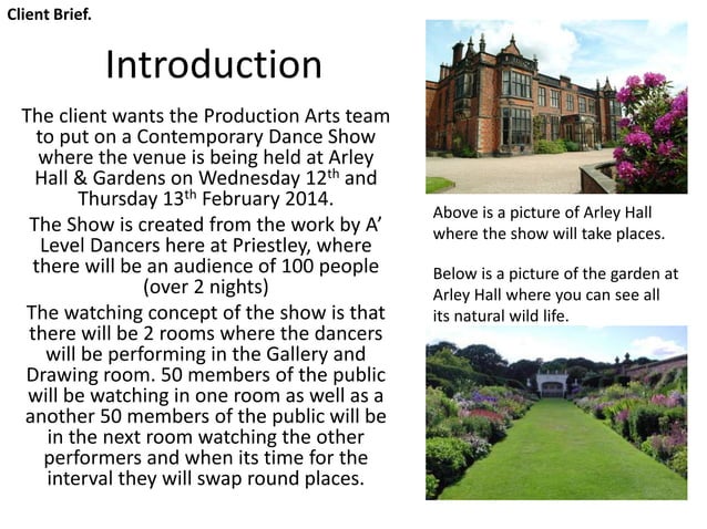 Arley hall | PPT
