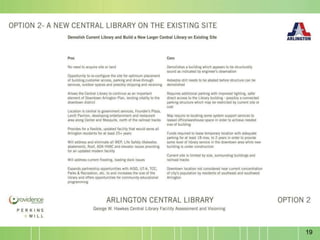 Arlington Central Library Recommended Plan of Service and Facility ...